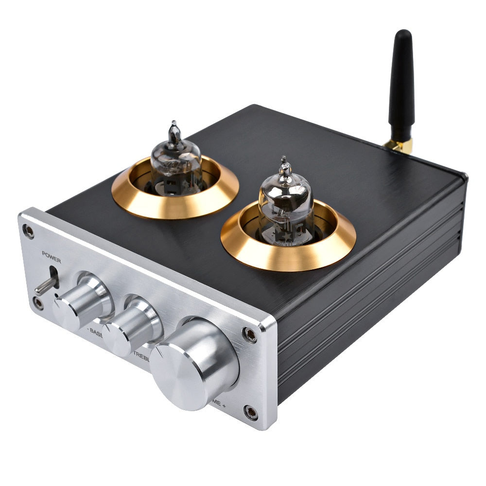 AIYIMA Bluetooth 4.2 Buffer HiFi 6J1 Tube Preamp Amplifier Stereo Prea