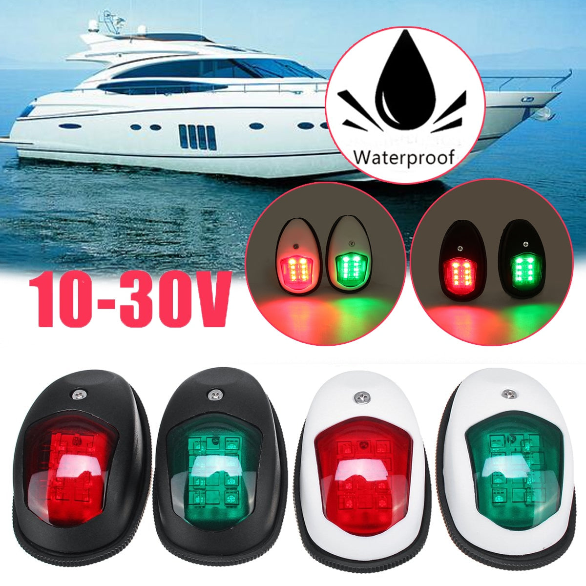 Universal ABS LED Navigation Light Lamp